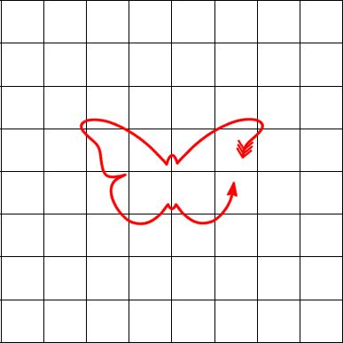 Butterfly Arrow Sticker