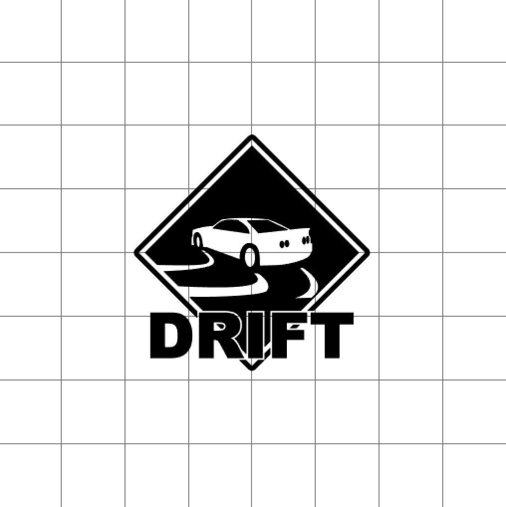 Drift Sign Sticker