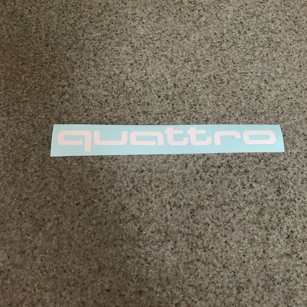 Audi Quattro Sticker