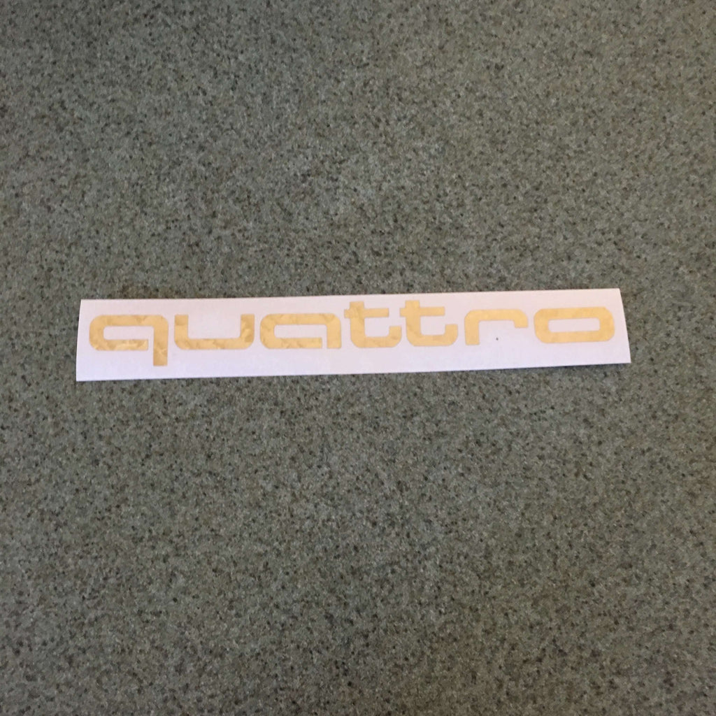Audi Quattro Sticker
