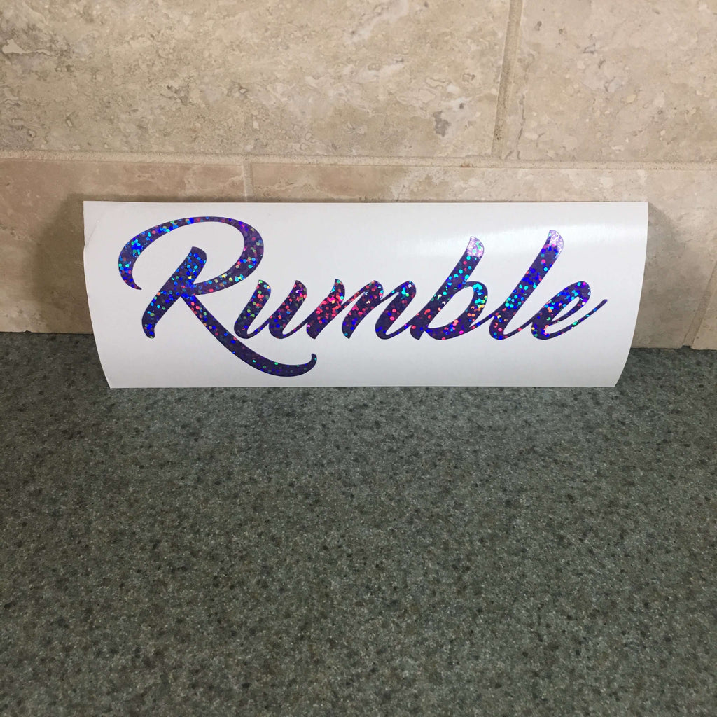 Rumble Sticker
