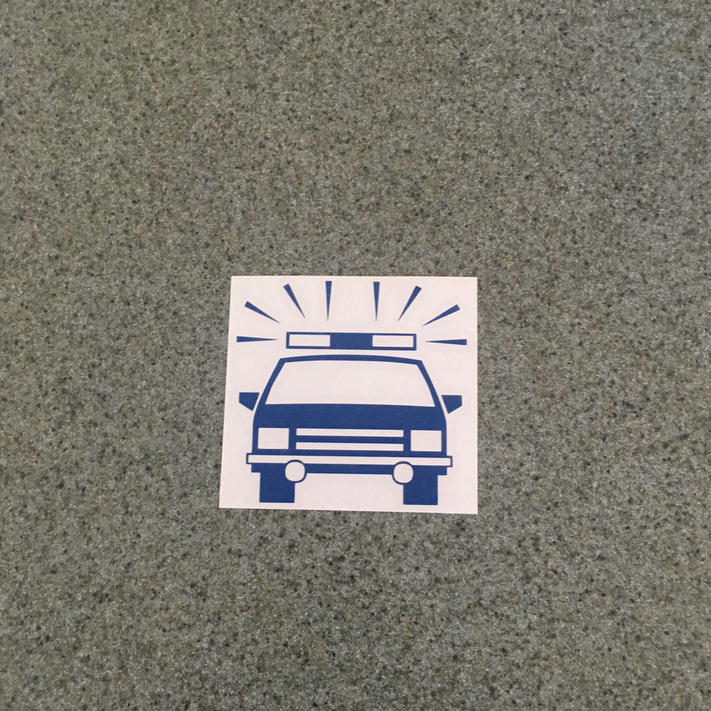 Cop Car Sticker